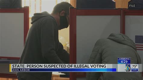 Person Accused Of Illegal Voting