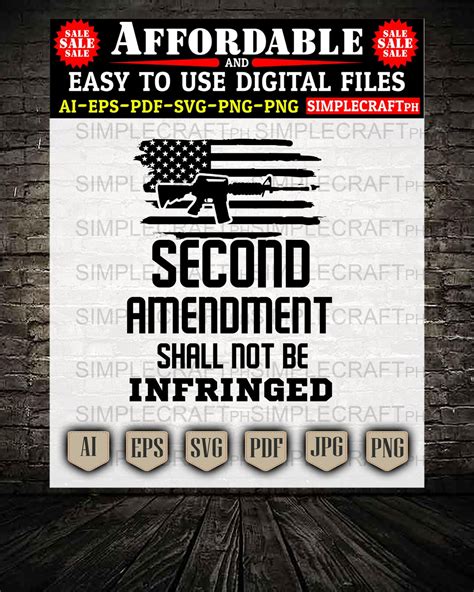 The 2nd Svg 2nd Amendment Svg Prepared Not Scared Svg Veteran