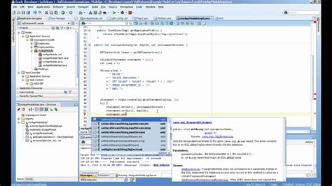 Executing Sql Dml Statements In Oracle Adf Youtube