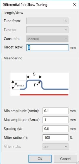 Differential Pair Unable To Tune Skew Phase Layout KiCad Info Forums