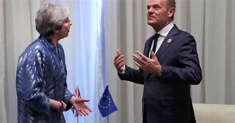 Brexit Eu Ratspräsident Donald Tusk Schlägt Verschiebung Um Zwölf