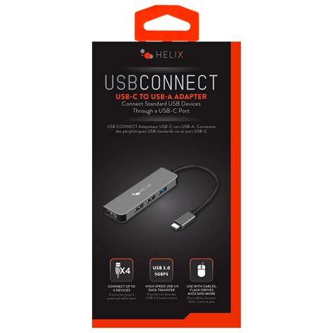 Helix Usb C To Usb A Adapter Shop Connection Cables At H E B