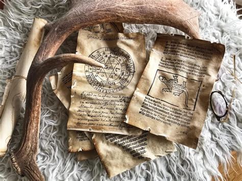 Ancient Witchcraft Scrolls Etsy