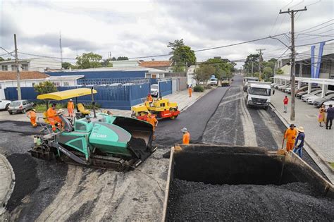 Ruas Do Bairro Tarumã Passam Por Obras De Recuperação Do Asfalto
