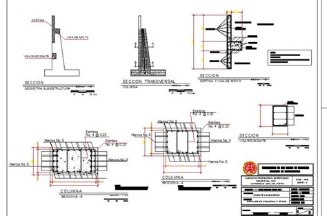 Retaining Wall Construction Detail 2d View Cad Structure Block Layout