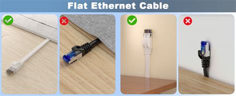 Internet Kabel 10 Meter Wit Cat6 Platte Ethernet Kabel Gigabit