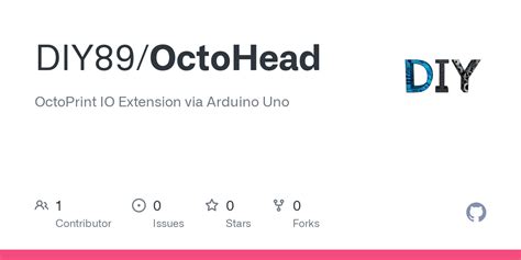 github diy89 octohead octoprint io extension via arduino uno