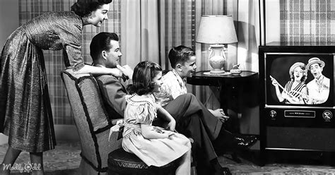 Watching Tv In The 1950s Was So Different