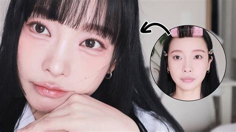 꿀팁보장 꾸안꾸 메이크업인데 중안부 축소 눈 2배 확장 올라간 눈 교정하는 방법을 곁들인 Makeup Youtube