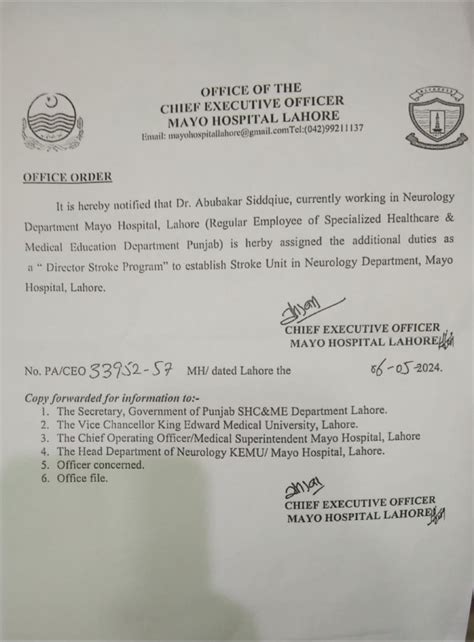 Dr Abubakar Siddique Posted On Linkedin