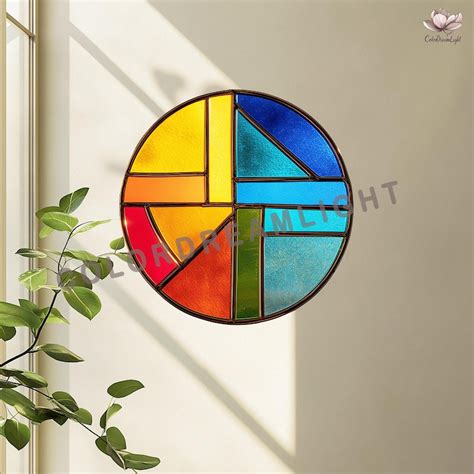 Stained Glass Window Circle Etsy Stained Glass Window Circle Etsy