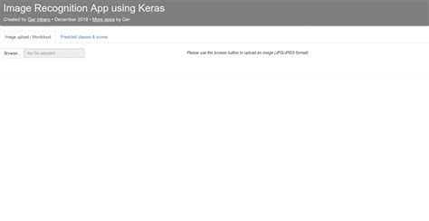 Image Recognition Shiny App Using Keras Ger Inberg