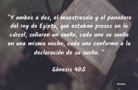 La Biblia - GÃªnesis - 40:5