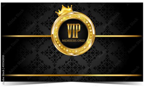VIP card Stock-Vektorgrafik | Adobe Stock