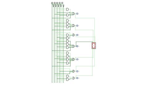 Circuitverse 0 To 9 Seven Seg Display