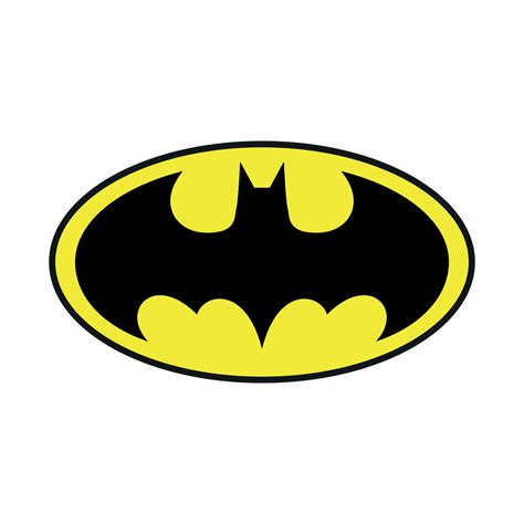 Batman Logo Batman Yellow And Black Signal On White Background 16833926 Vector Art At Vecteezy