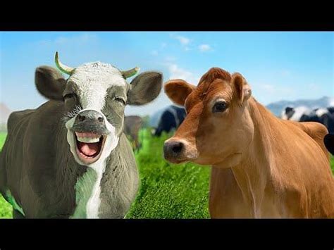 FUNNY COW DANCE 9 Cow Song Cow Videos 2021 YouTube Cows Funny