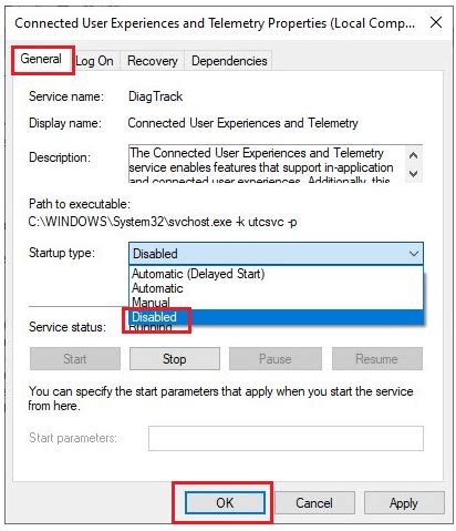 Disable Telemetry In Windows