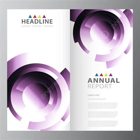 annual business report template report label symbol vector report