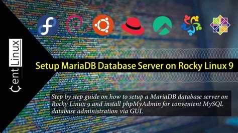 install mariadb server on rocky linux 9 centlinux