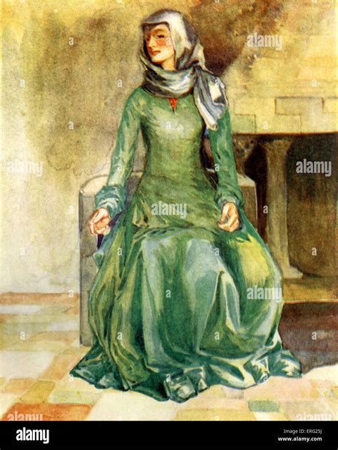 Woman S Costume In Reign Of William Ii 1087 1100 Seated Wearing A