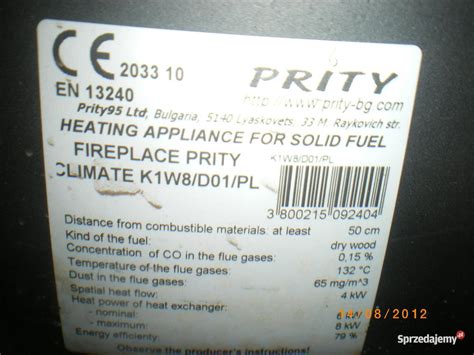 Piec Kominkowy Prity Z Plaszczem Wodnym Sprzedajemy Pl