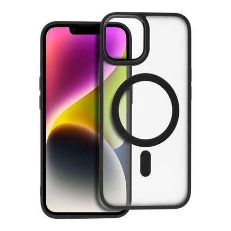 Matte Mag Cover kompatibilný s MagSafe pre IPHONE PRO MAX čierny Najlepšie Mobily