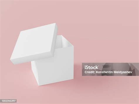 그림자 3d 렌더링핑크 파스텔 컬러 배경에 격리된 빈 흰색 오픈 골판지 상자 선물에 대한 스톡 사진 및 기타 이미지 선물 0명 3차원 형태 Istock