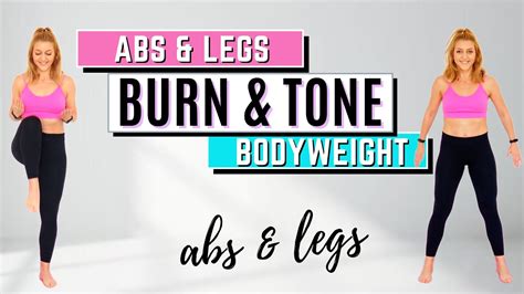 🔥30 Min Abs And Legs Burn And Tone Workout🔥fat Burn And Muscle Tone🔥all