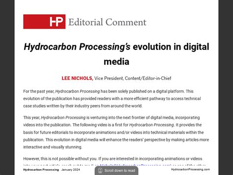 January 2024editorial Comment