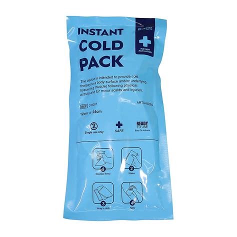 Instant Cold Ice Pack 12cm X 24cm Alpha Sport