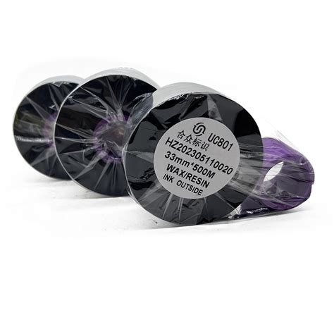 Thermal Transfer Ribbons UC808 33mm 600m Videojet Domino Linx Transfer Ribbons Near Edge Markem