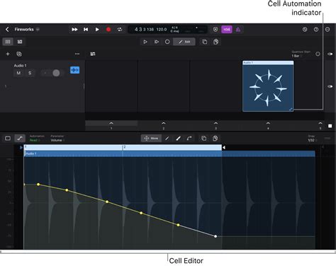 automate cells in live loops in logic pro for ipad apple support