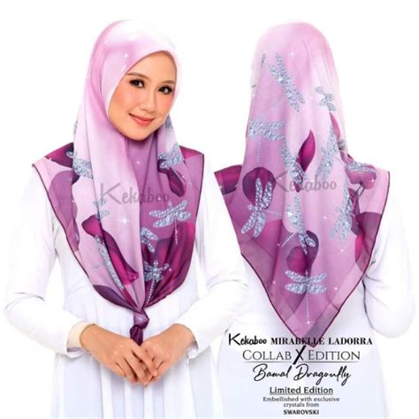 Kekaboo Mirabelle Ladorra Bawal Dragonfly Limited Edition Shopee Malaysia