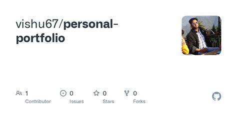 Github Vishu67personal Portfolio