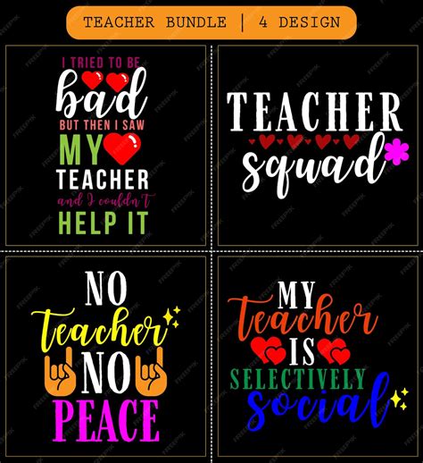 Premium Vector Teacher Svg Bundle Teacher Svg File Teacher Svg Cricut