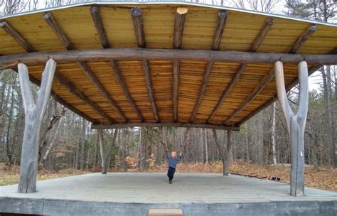 The Clamshell Timber Frame Pavilion And Stage