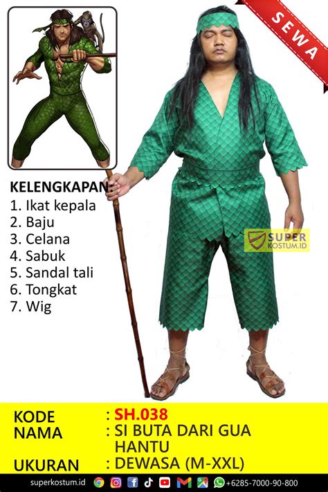 Sh 038 Si Buta Dari Gua Hantu Stok 1 Super Kostum