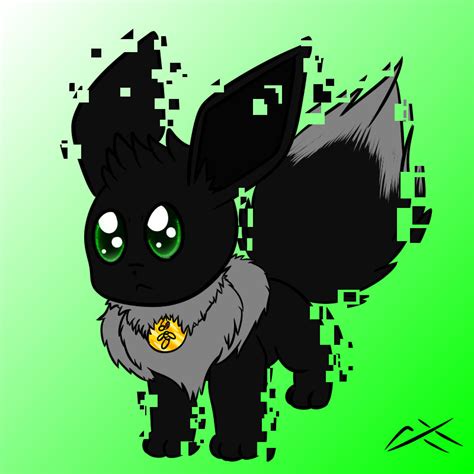 The Glitched Eevee By 3jaustin On Deviantart