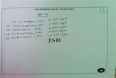 SOLUTION P Block Elements Group 15 With Detailed Notes And Explanation Structure Studypool