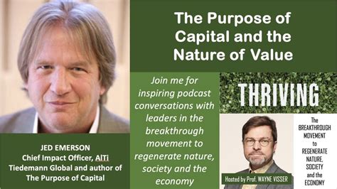 Jed Emerson On Linkedin Really Great To Be In Conversation With Dr Wayne Visser Drilling Into…