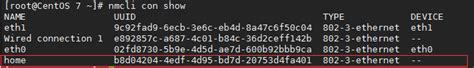 linux中nmcli命令使用及网络配置 程序员大本营