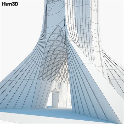 Azadi Tower 3d Model Architecture On Hum3d