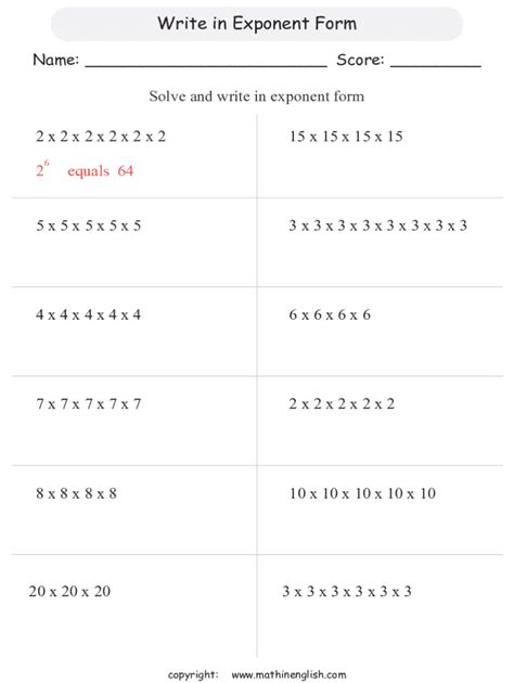 Fillable Online Exponential Form Meaning Conversion Formula