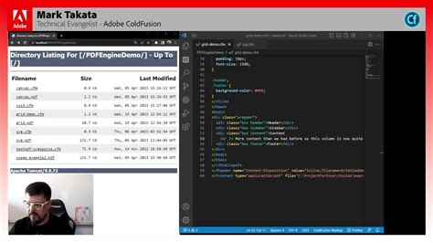 mark takata on linkedin coldfusion pdf cf2023 cssgrid adobe