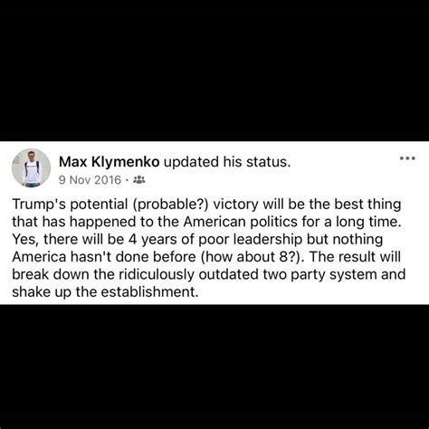 Post From Max Klymenko