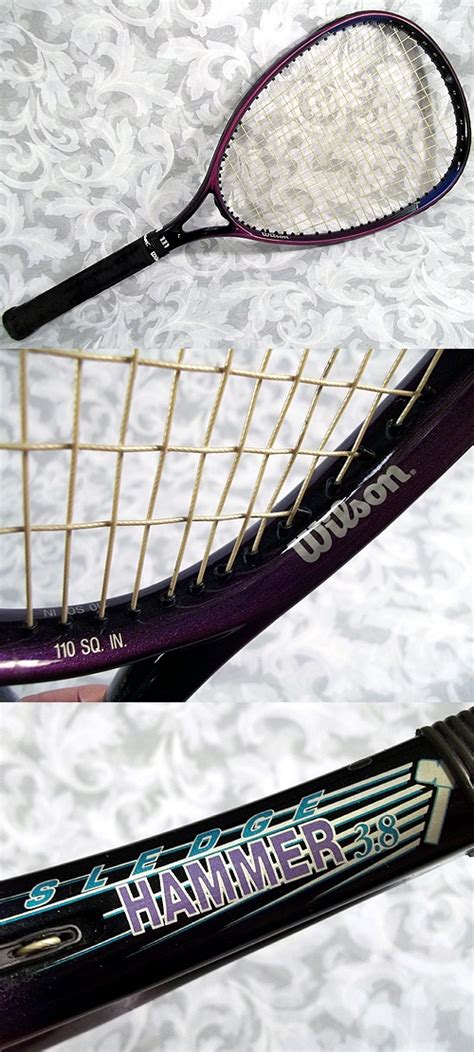 Sold Wilson Sledge Hammer 38 110 Sq In 4 38 Graphite Tennis Racket