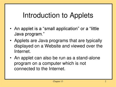 Applets And Html Chapter Ppt Download