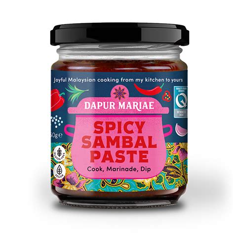 Dapur Mariae Spicy Sambal Paste 6x250g Artisan Food Club