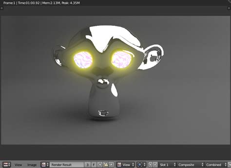 Compositing Nodes One Part Of The Render Layer Glowing Blender